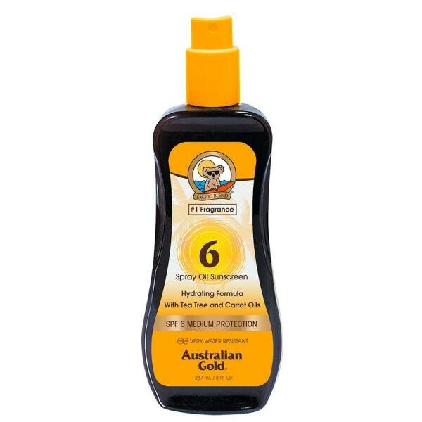 Масло-спрей для загара на солнце SPF 6 Spray Oil Sunscreen Hydrating Formula 237 мл