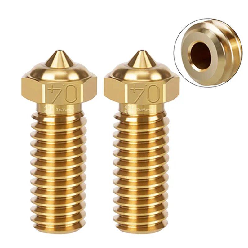 Насадки для 3D-принтера 0.2 мм, Brass x2