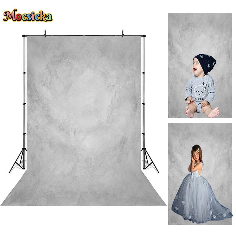 Фотофон для фотостудии 100x150см, серый, MOCSICKA