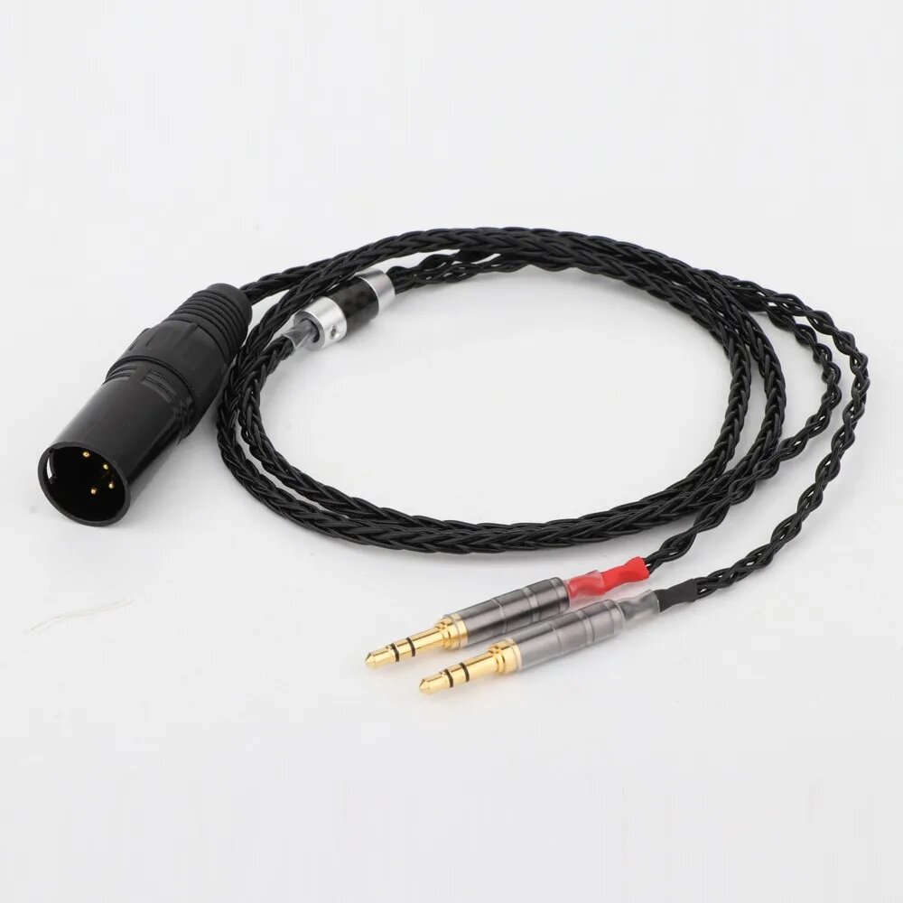 Кабель Preffair HC010 XLR 2x3,5 мм, 1m, черный