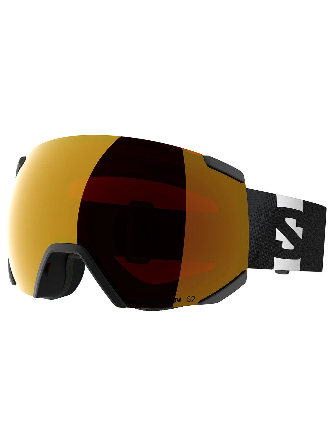 Горнолыжные очки Salomon Radium Black Cat. 2 25/26 Черный, для мужчин , Черный