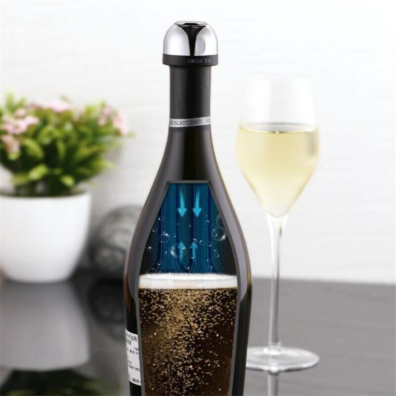Пробка Circle Joy Sparkling Wine Mini Champagne Stopper CJ-JS02 (Grey/Серый)