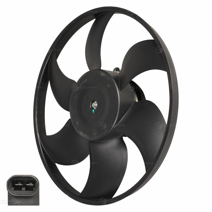 Мотор охлаждения Renault Megane II (03 )/Kangoo I (97 ) без кожуха (LUZAR)