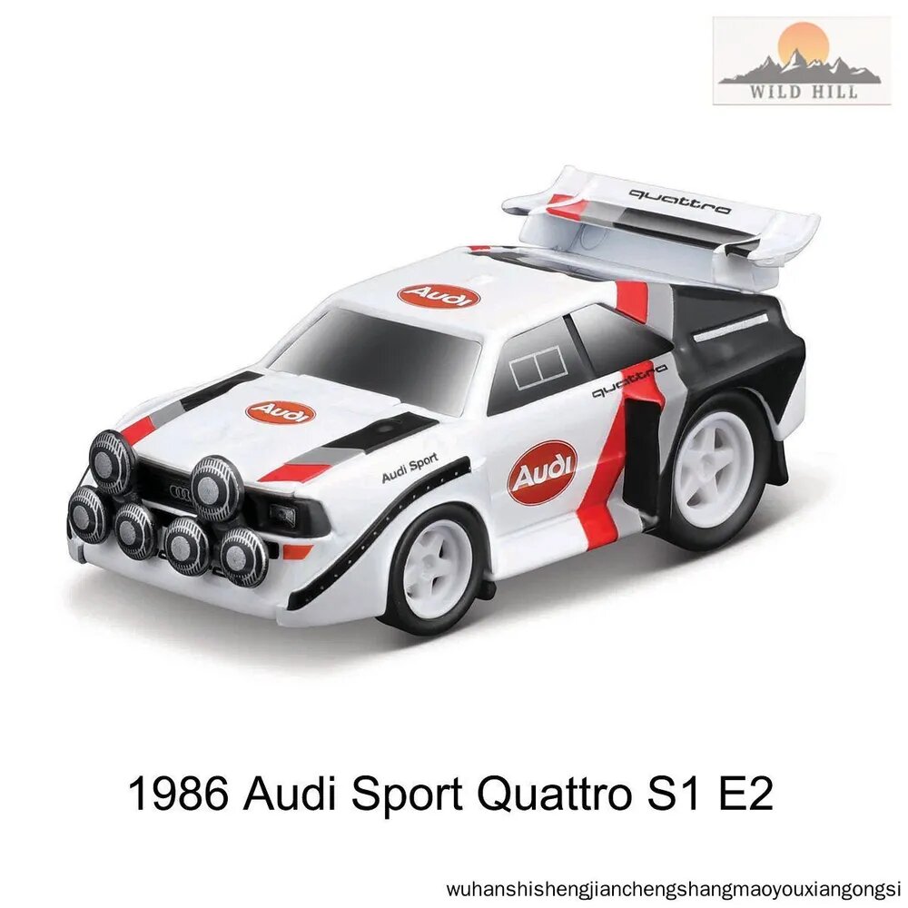 Maisto 1:64 1986 Audi Sport Quattro S1 E2 Muscle Machines Статическая литая под давлением модель гоночного автомобиля Игрушки