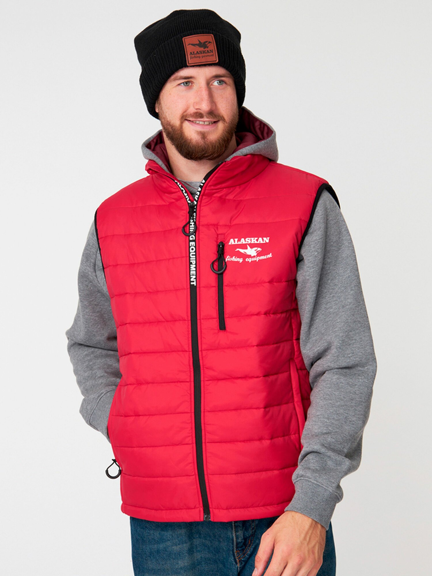 Жилет Alaskan Juneau Vest Red M утепл. стеганый