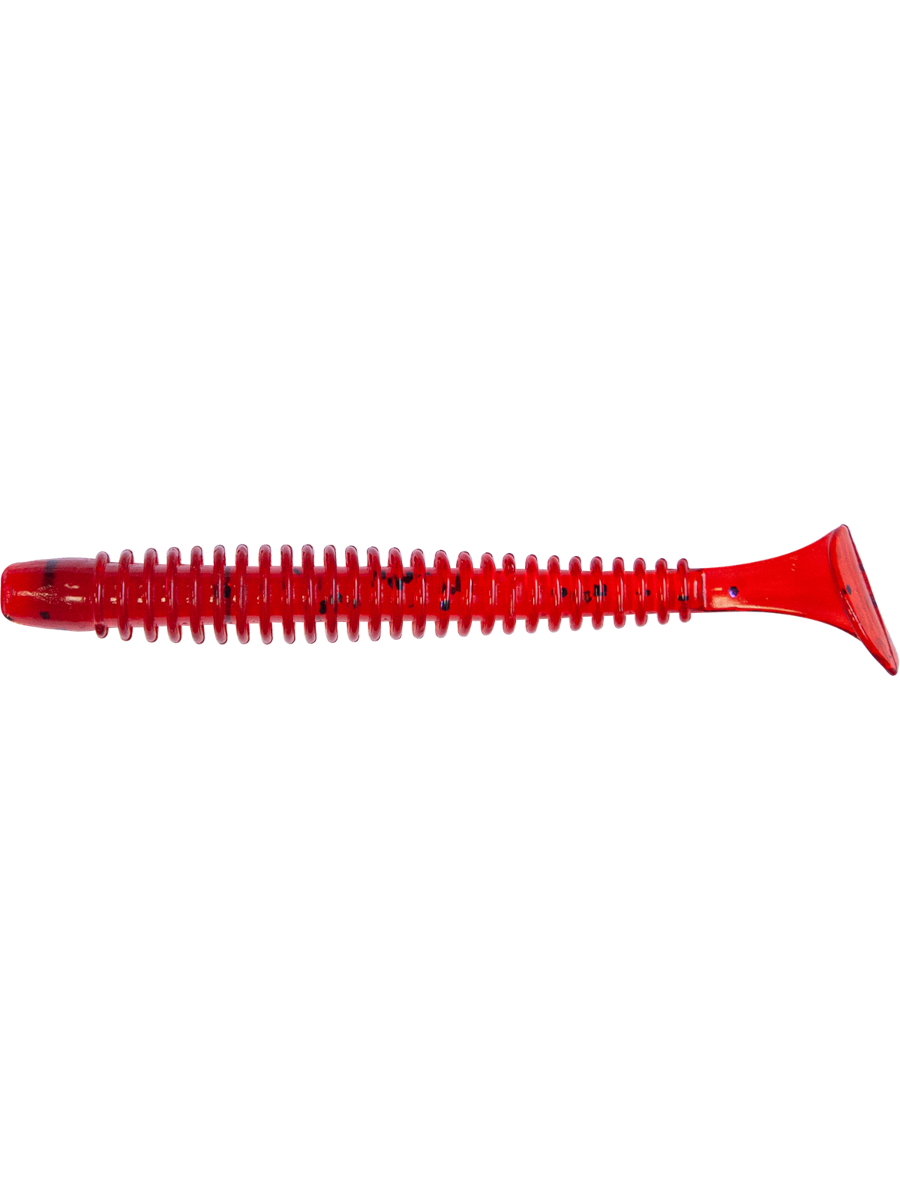 Силиконовая приманка Виброхвост SANSAN VIBRO RAKETA 89 (Col. 03 BLOOD)