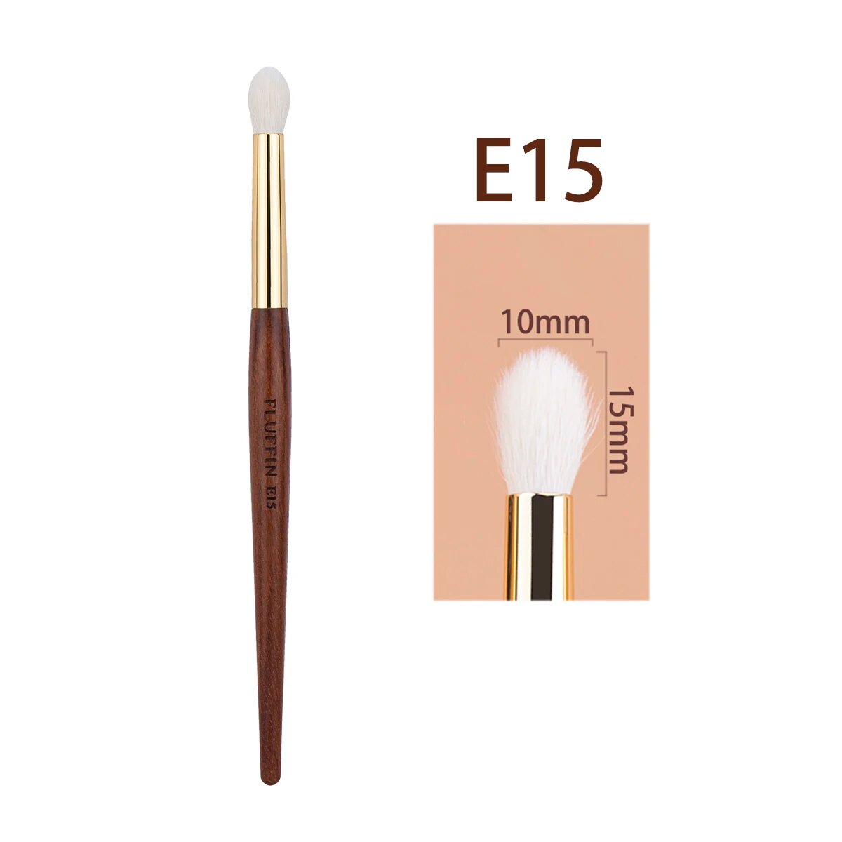 Кисть для макияжа WOKO FLUFFIN E15, Handle Color: E15