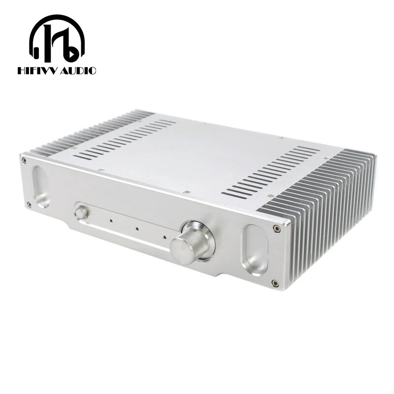 BZ3407 полностью алюминиевый корпус для HIFI аудио усилителей мощности класса А Чехол DIY наборы 335*75*207 мм