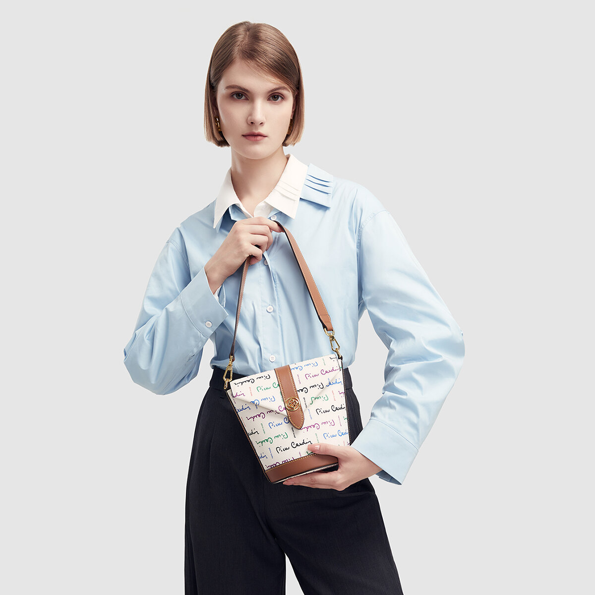 Сумка Pierre Cardin, экрю — фото 1