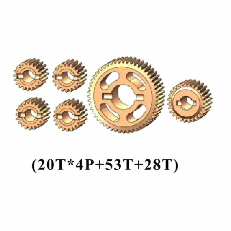 RGT R86310 трансмиссионные металлические шестерни комплект