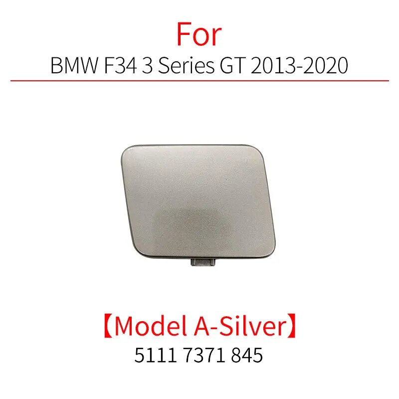 Для BMW F34 M автомобильный передний бампер фаркоп крышка черная для BMW 3 серии 320 Model A SIlver
