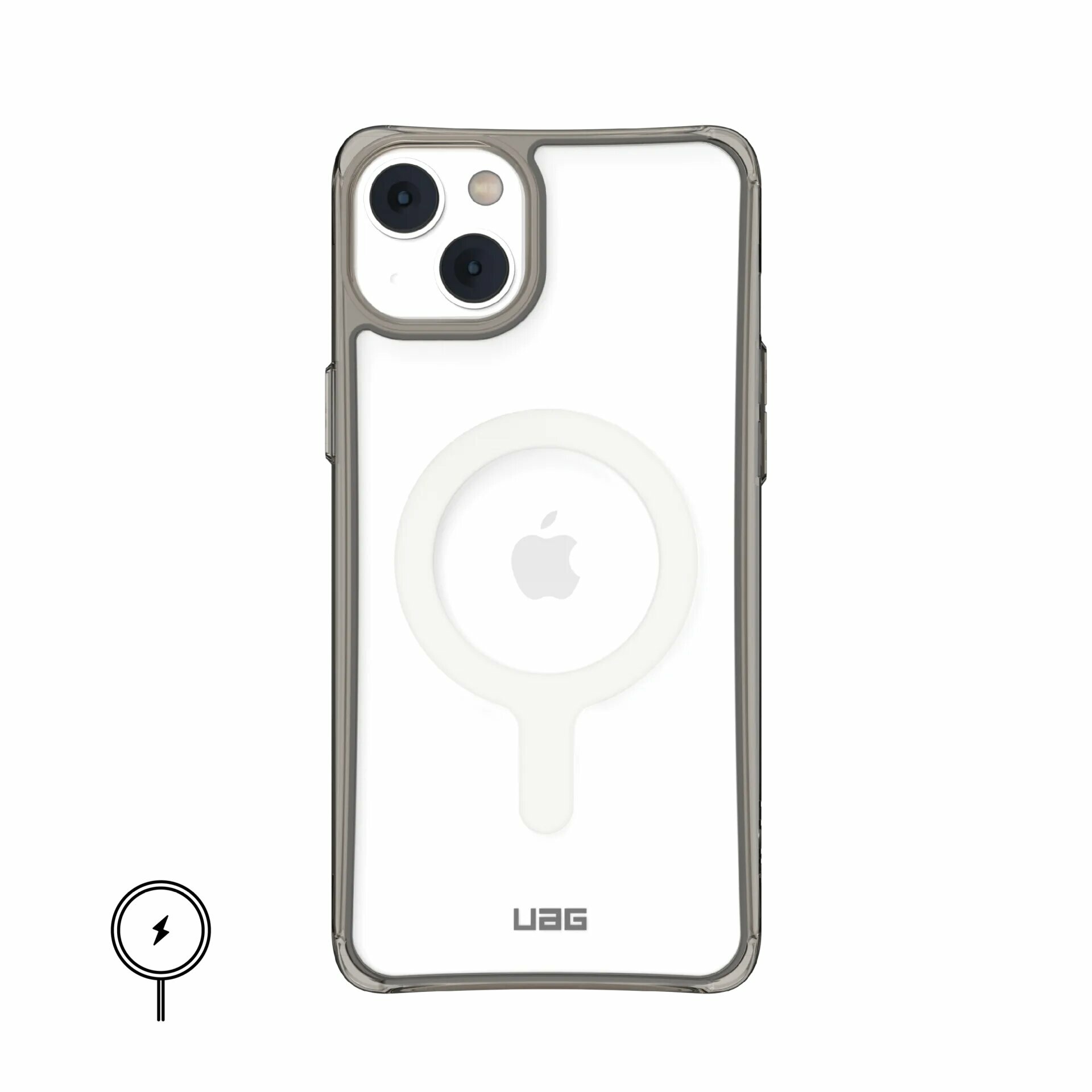 Чехол с поддержкой MAGSAFE Uag Plyo для iPhone 14 Plus 6.7", цвет тонированный (Ash)