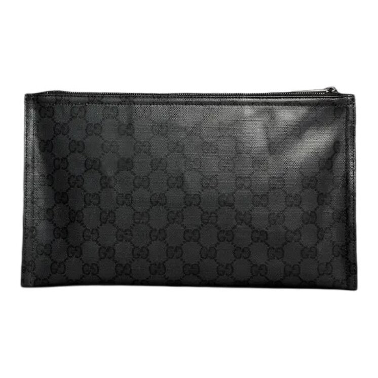 Сумка GUCCI, фактура матовая, черный — фото 1