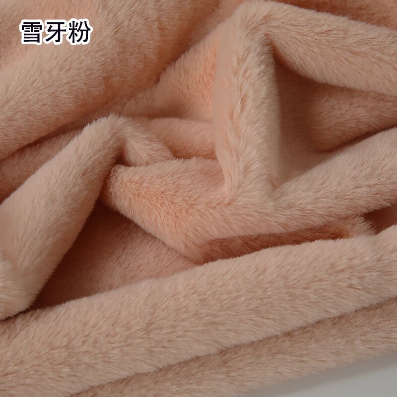 Искусственный мех розовый Snow tooth pink 34, 1 метр
