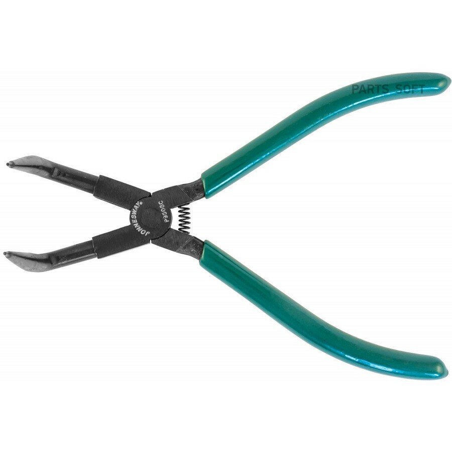 JONNESWAY P9508C Щипцы для стопорных колец с удлиненными губками 216 мм. сжим загнутый