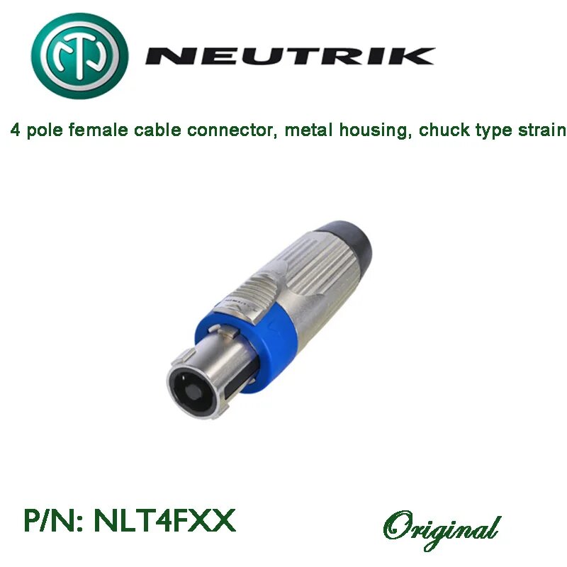 Neutrik NLT4FXX 4-полюсный женский кабель разъём