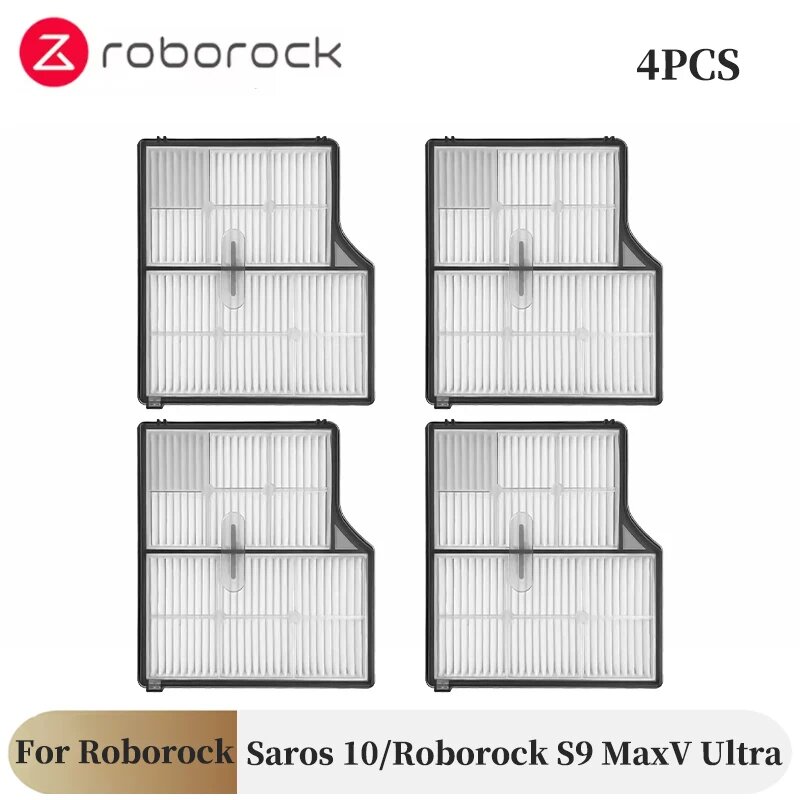 4шт. Фильтр для пылесоса Roborock Saros 10/S9 MaxV Ultra, Цвет: 4PCS