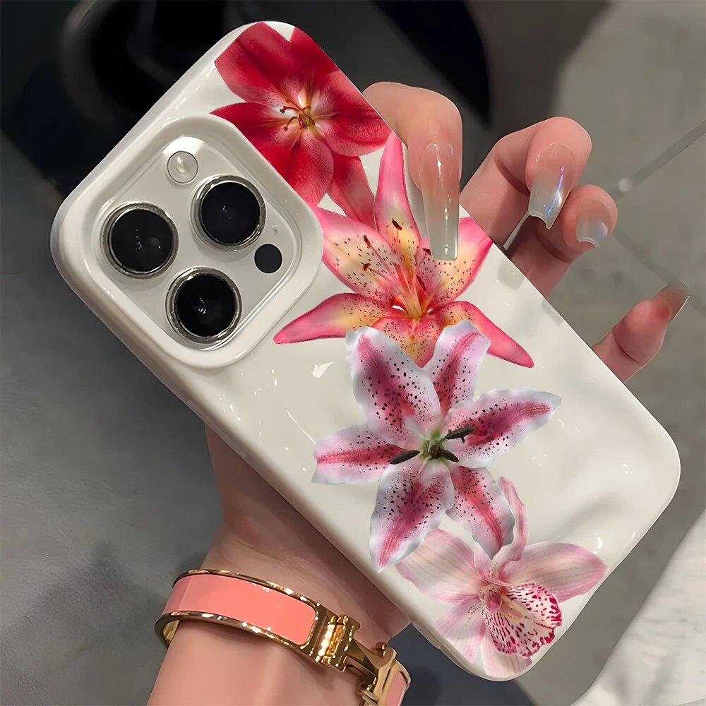 Яркий чехол для iPhone 11 12 13 14 15 16 17 Pro Max 15 Plus с Айфон 15 Про, White-YYDSE5328