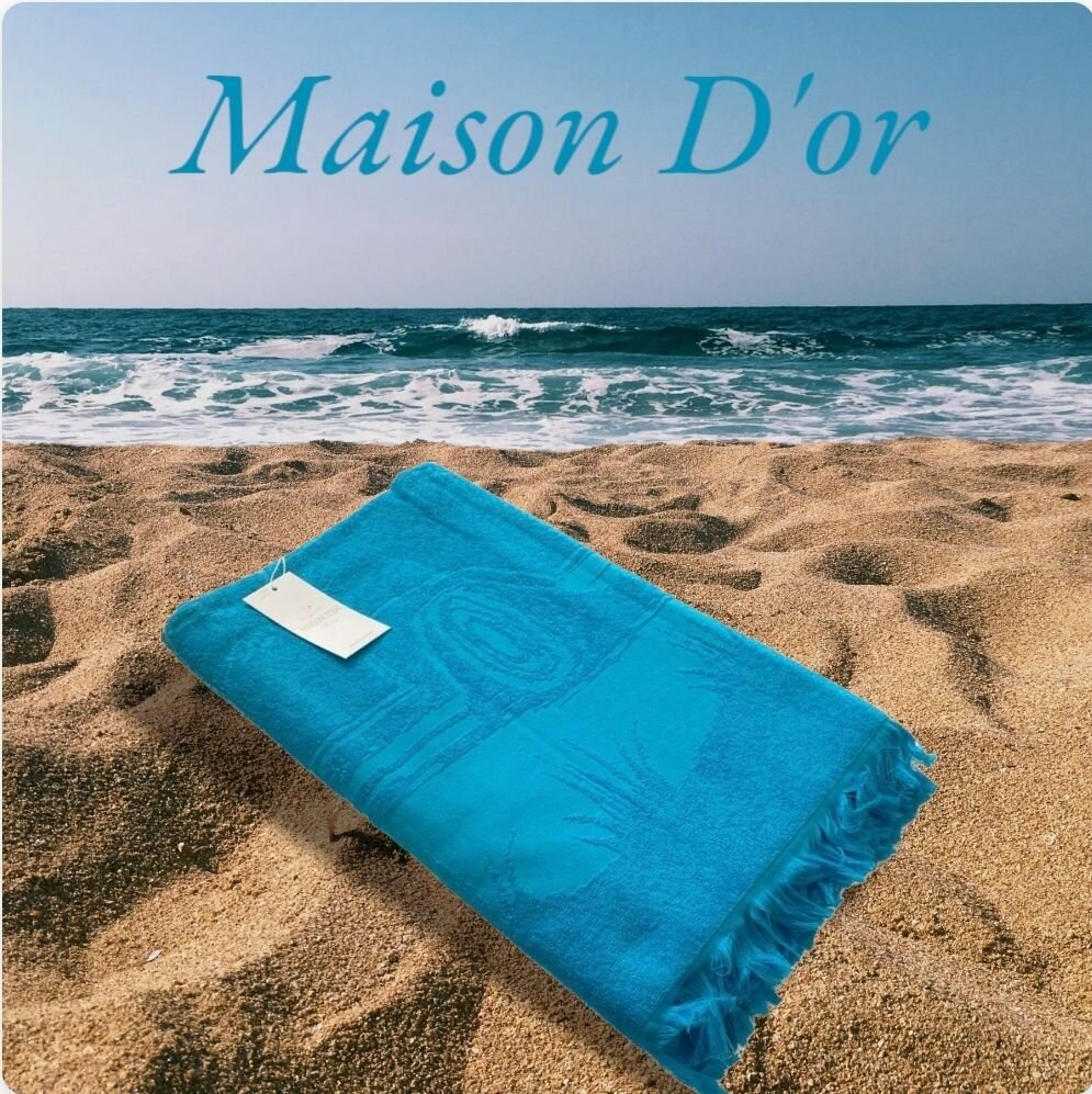 Полотенце для сауны пештемаль с кисточкам PALM BEACH - палм БИЧ Maison Dor
