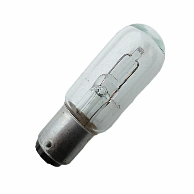 Лампа накаливания 8В, 20Вт (РН8-20-1 B15d/18), двухконтактная, 1шт