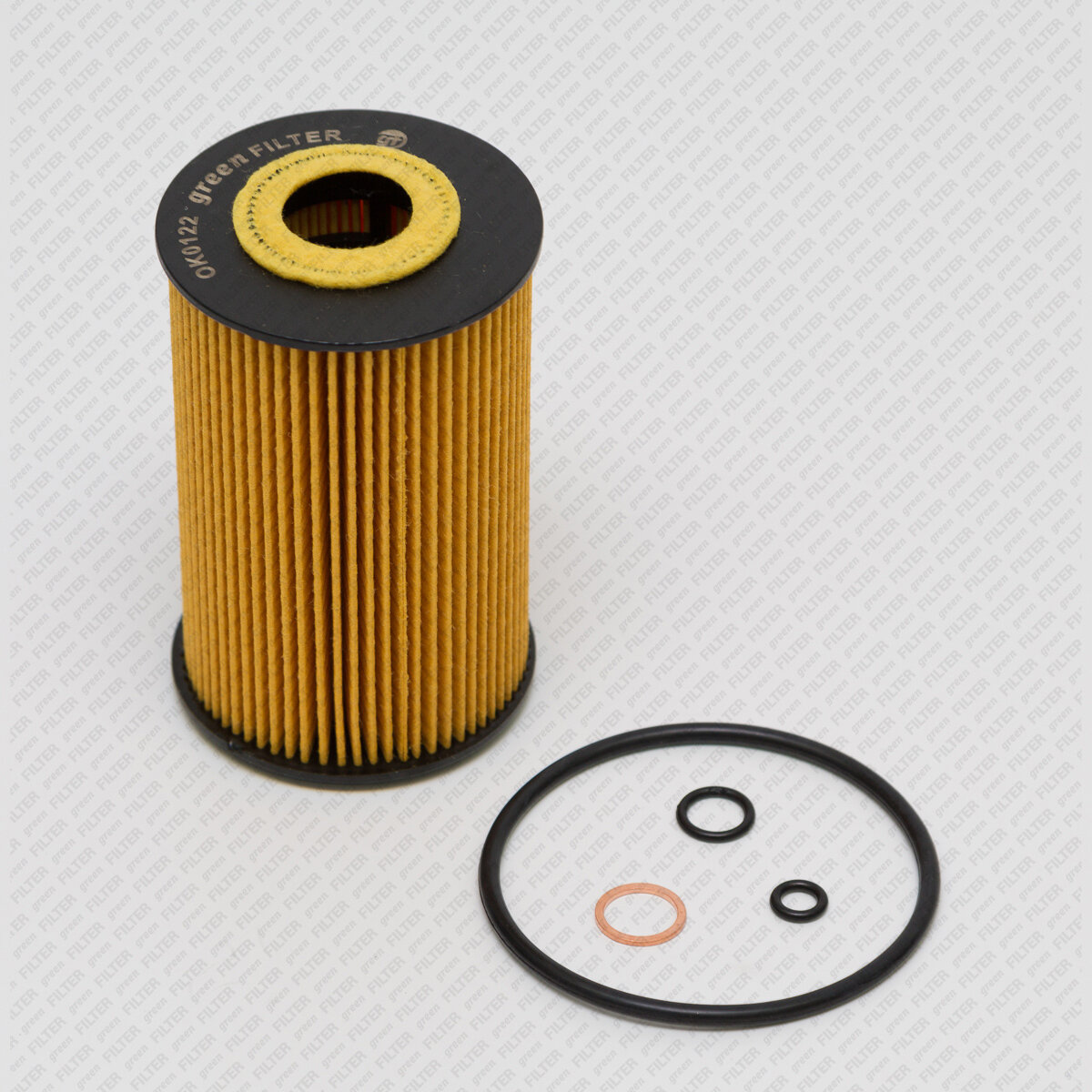 Фильтр масляный Картридж для BMW 3 (E36, E46) и 5 (E34), Green Filter OK0122
