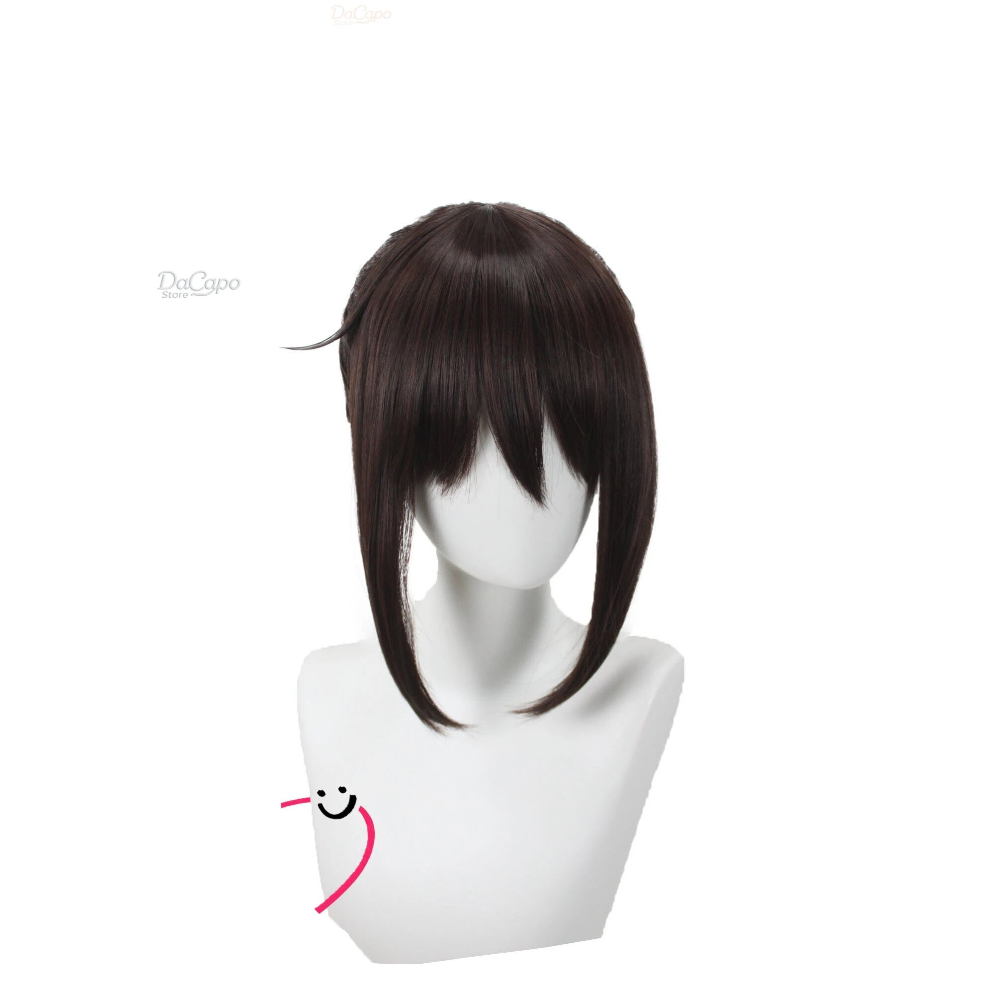 Белый wig Минаками Юки из Subarashiki Hibi