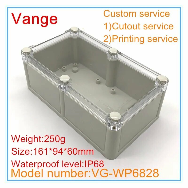 Водонепроницаемая коробка Vange enclosure VG-WP6828 из ABS пластика normal cover