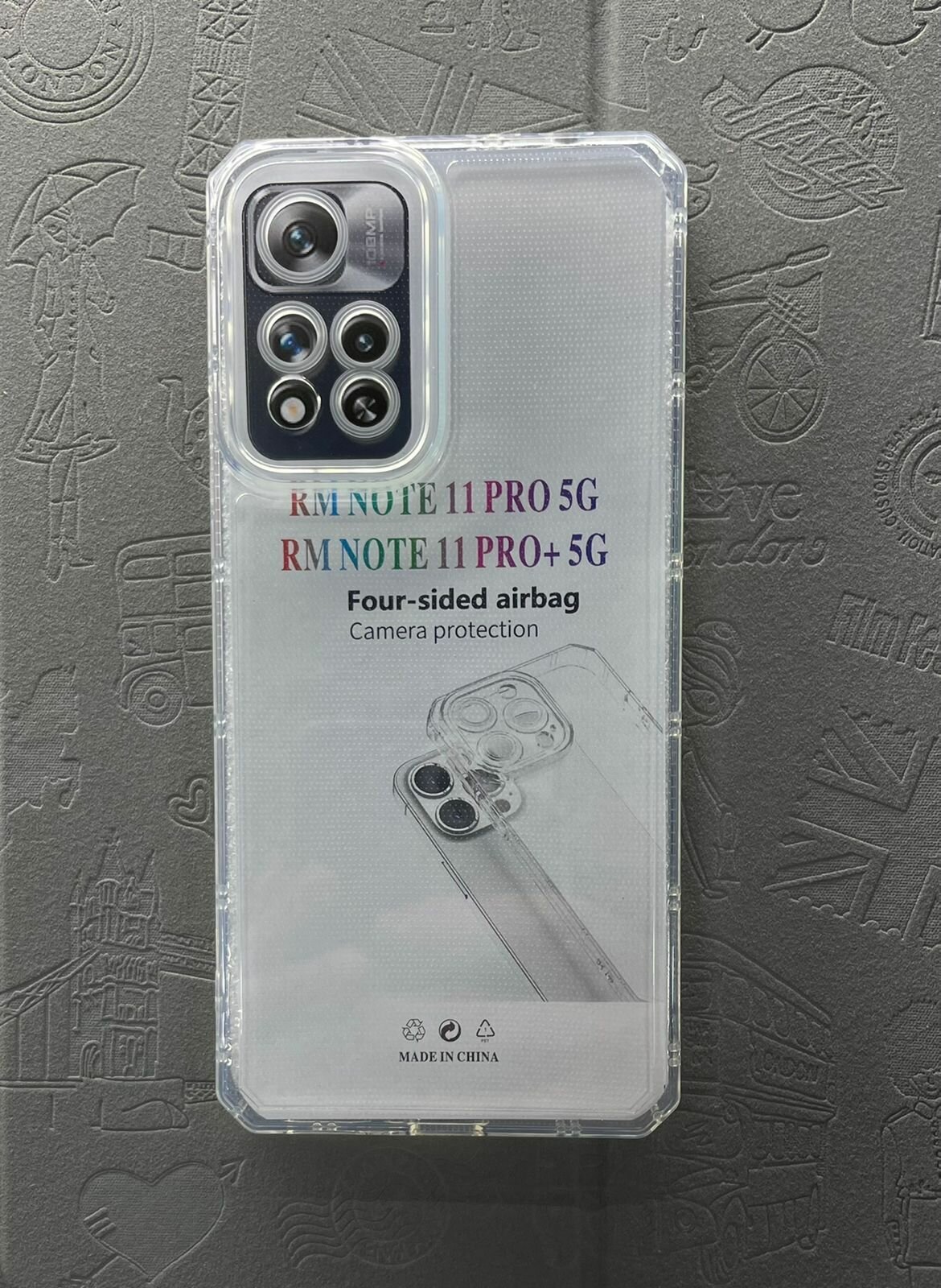 Чехол для смартфона X-Level с защитой камеры для Xiaomi Redmi Note 11 Pro 4G/5G/Note 12 Pro 4G, прозрачный