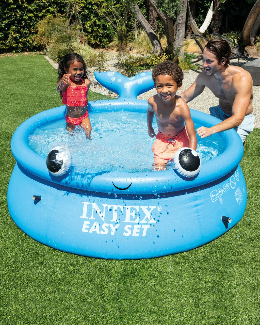 Бассейн надувной Intex Easy Set, Веселый Кит, 183х51 см, 26102