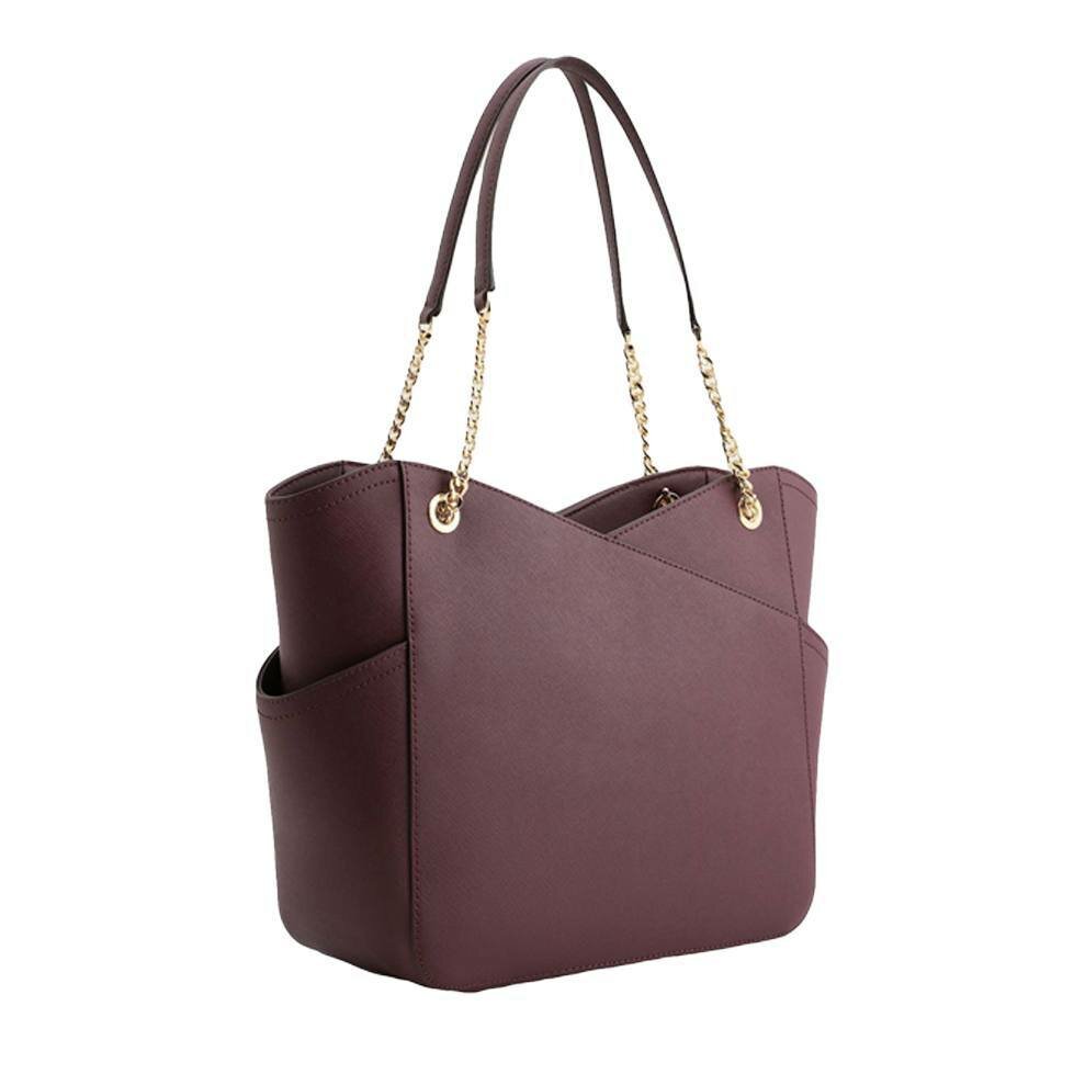 Сумка тоут MICHAEL KORS, фактура гладкая, красный — фото 1