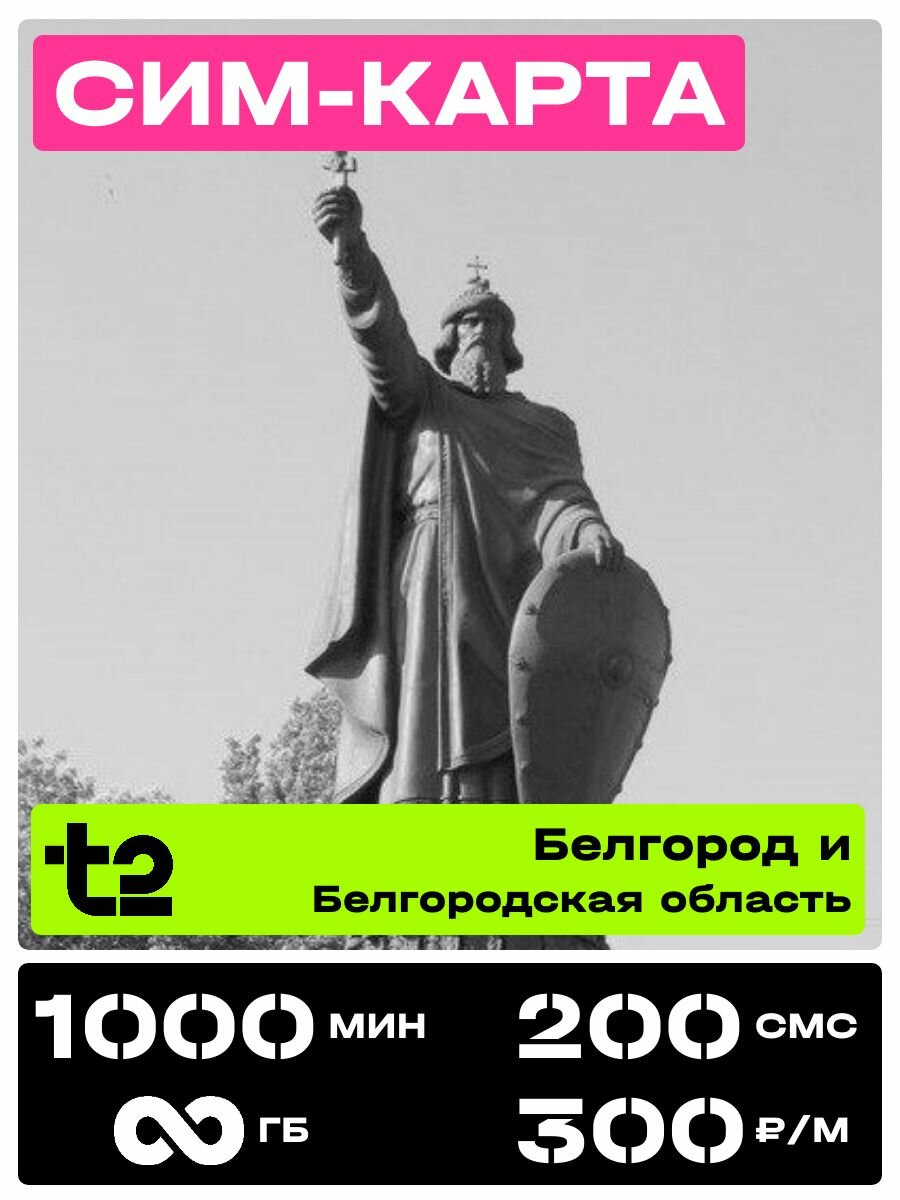 Сим карта теле 2 с безлимитным интернетом. t2 SIM-карта тариф Партнер М Белгородская область. 1000 минут за 300 рублей в месяц.