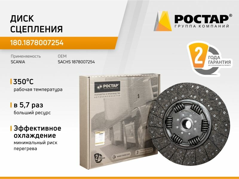 Диск сцепления 180.1878007254