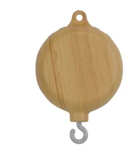 Деревянный мобиль Let's Make с медведями Бежевый, Wood Music Box