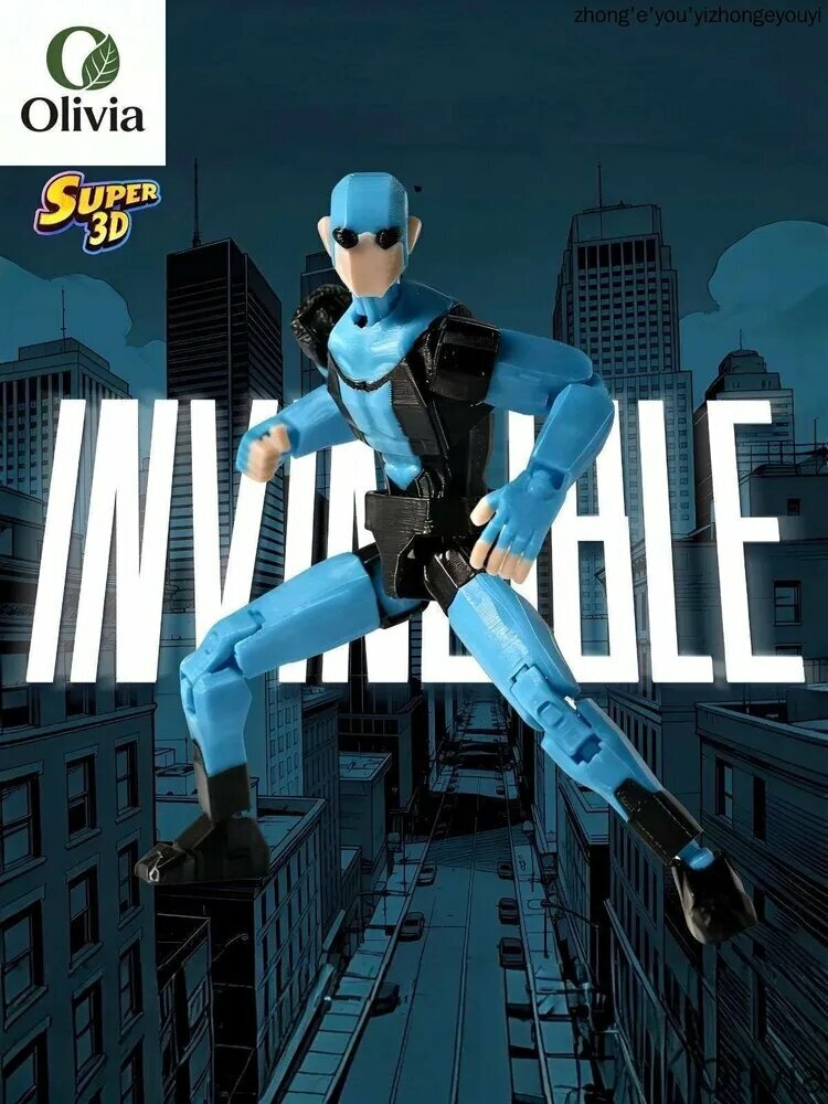 Фигурка Неуязвимый (Invincible-Mark Grayson) 9L3D,3D-печатный подвижный манекен