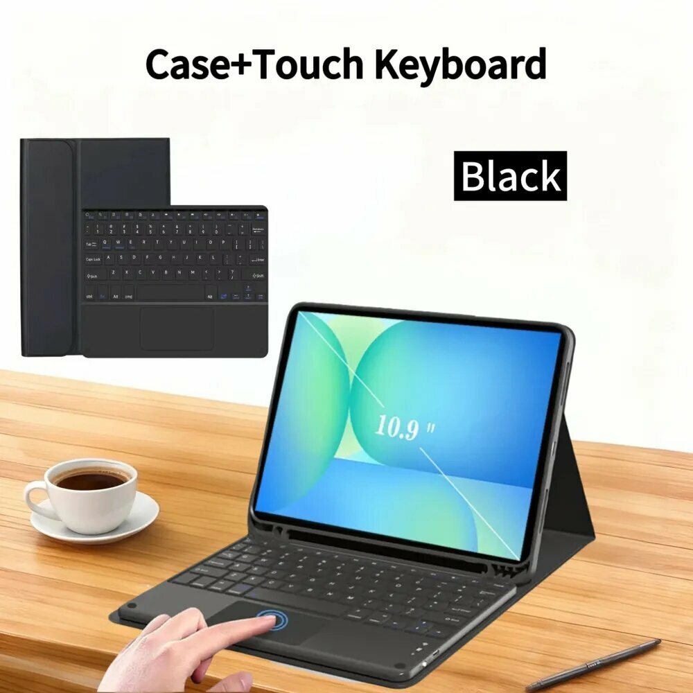 Подходит для Samsung Galaxy TabS7/S8/S9 11 дюймов/S9FE S10 FE Lite 10,9 дюймов русская Bluetooth-клавиатура