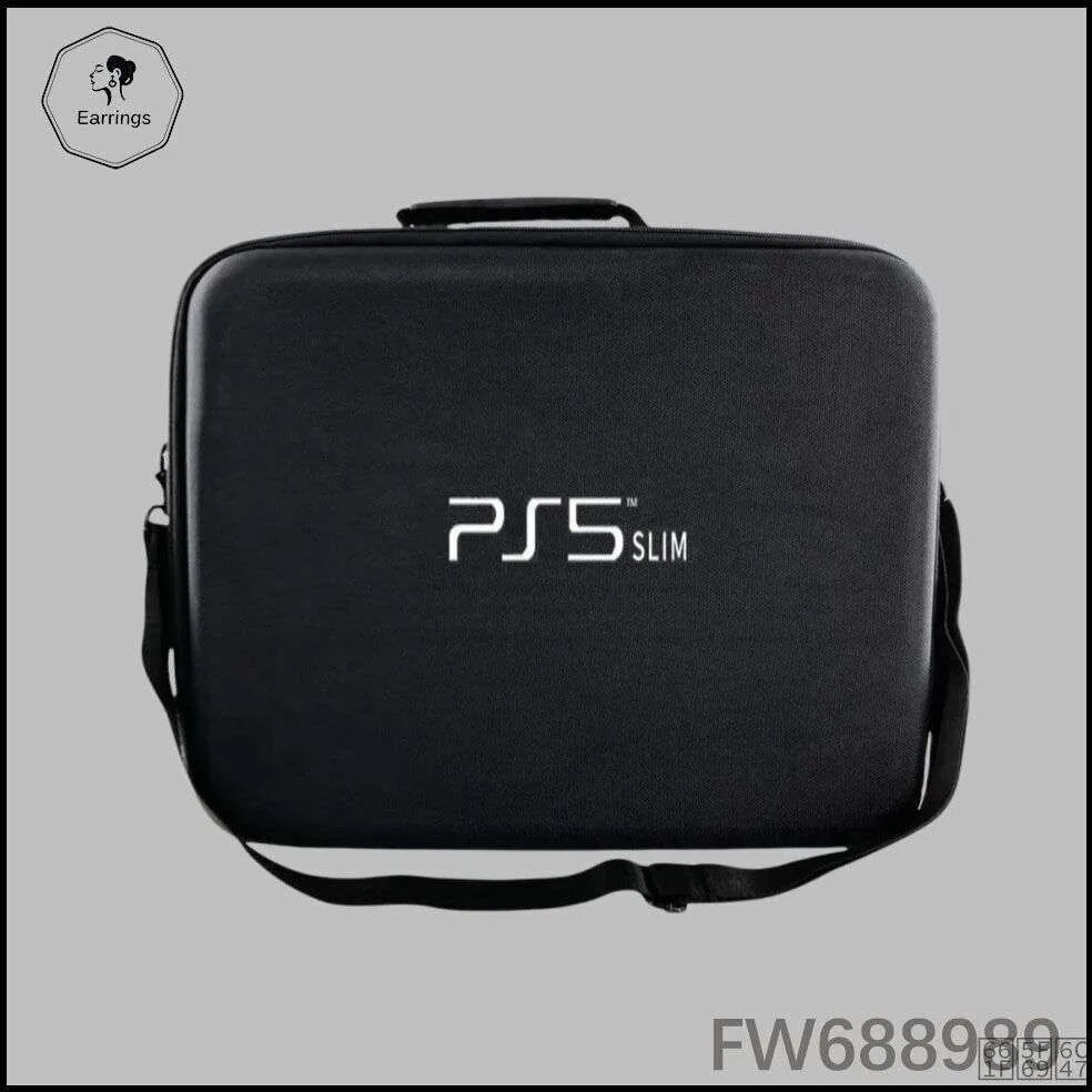 Сумка чехол для игровой приставки PS5 Slim, черный кейс