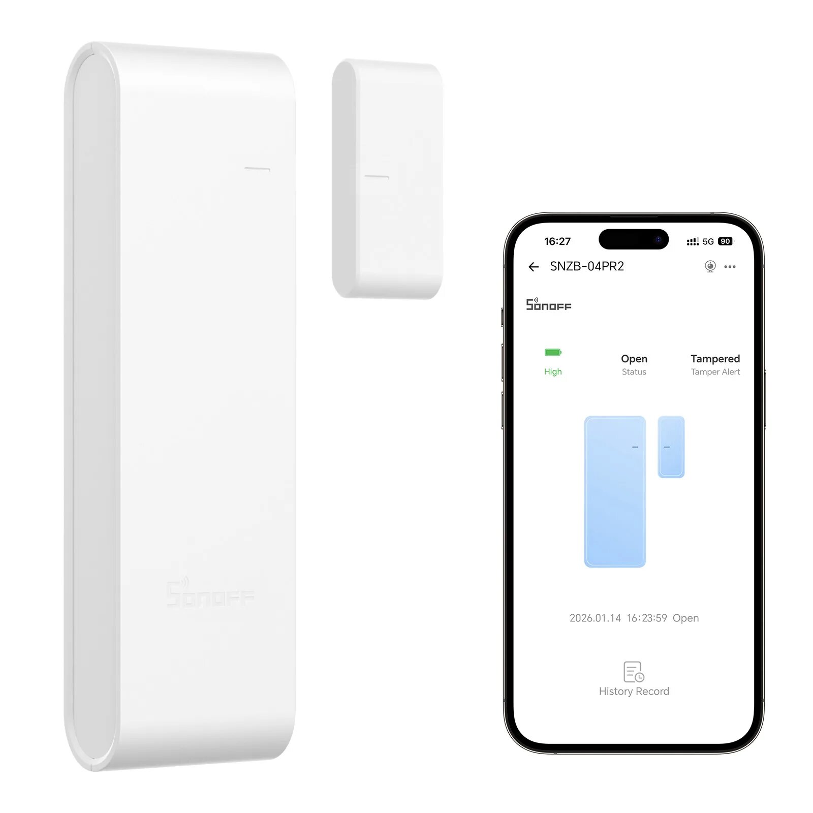 SONOFF SenseGuard DW Gen2 Zigbee Датчик открытия — фото 1