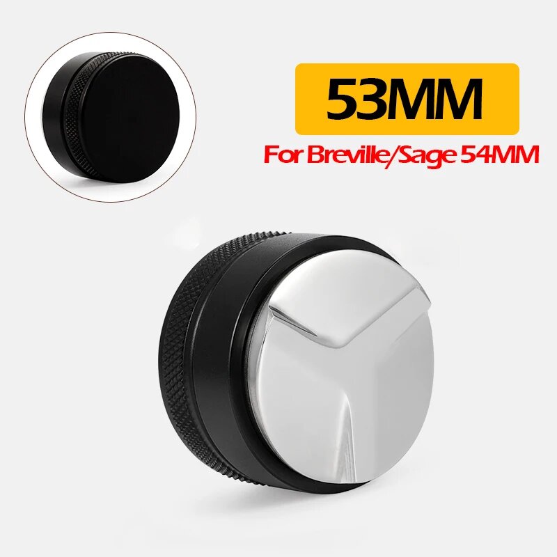 Подставка для тампера Kisshome из орехового дерева 51/53/58 мм Черный, 53MM