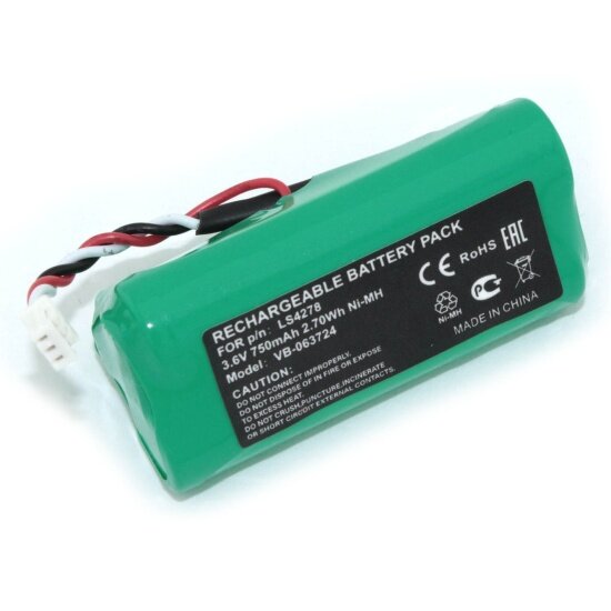 Аккумуляторная батарея VB Parts Vbparts 3.6V 750mAh для для терминала сбора данных Motorola Symbol LS4278 OEM
