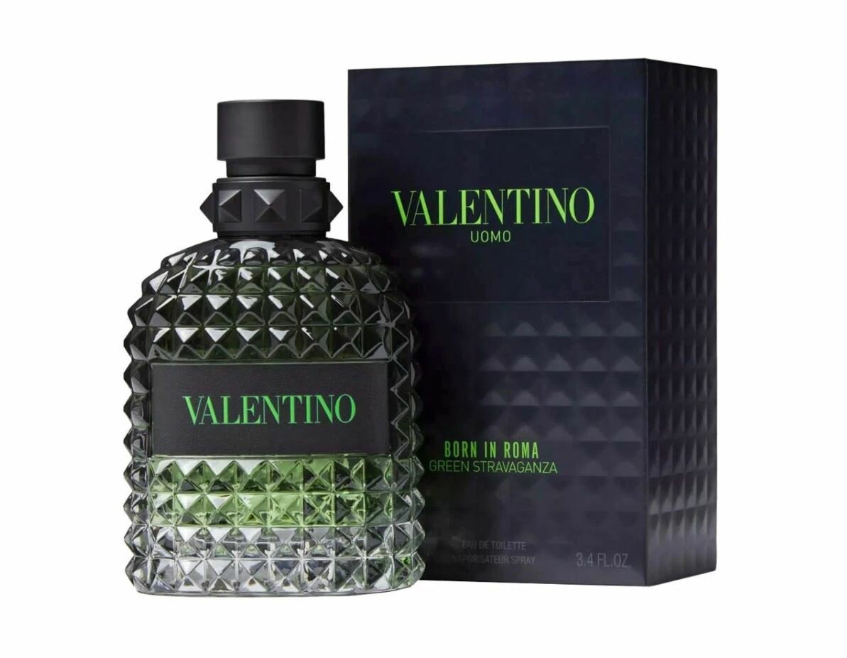 Туалетная вода Valentino Uomo Born In Roma Green Stravaganza 100 мл