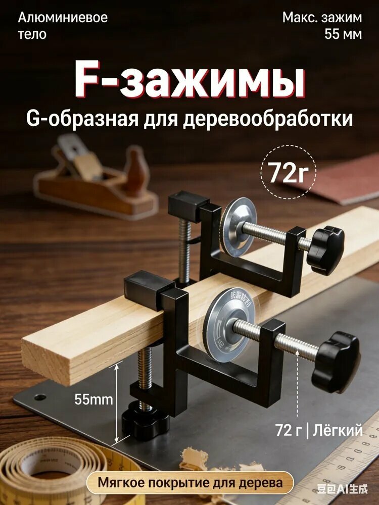 Станок для деревообработки зажим для верстака набор зажимов