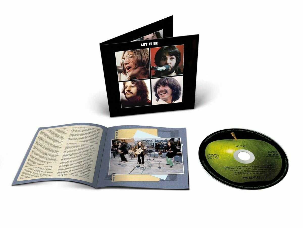 CD диск The Beatles - Let It Be (CD) 2021, Digisleeve