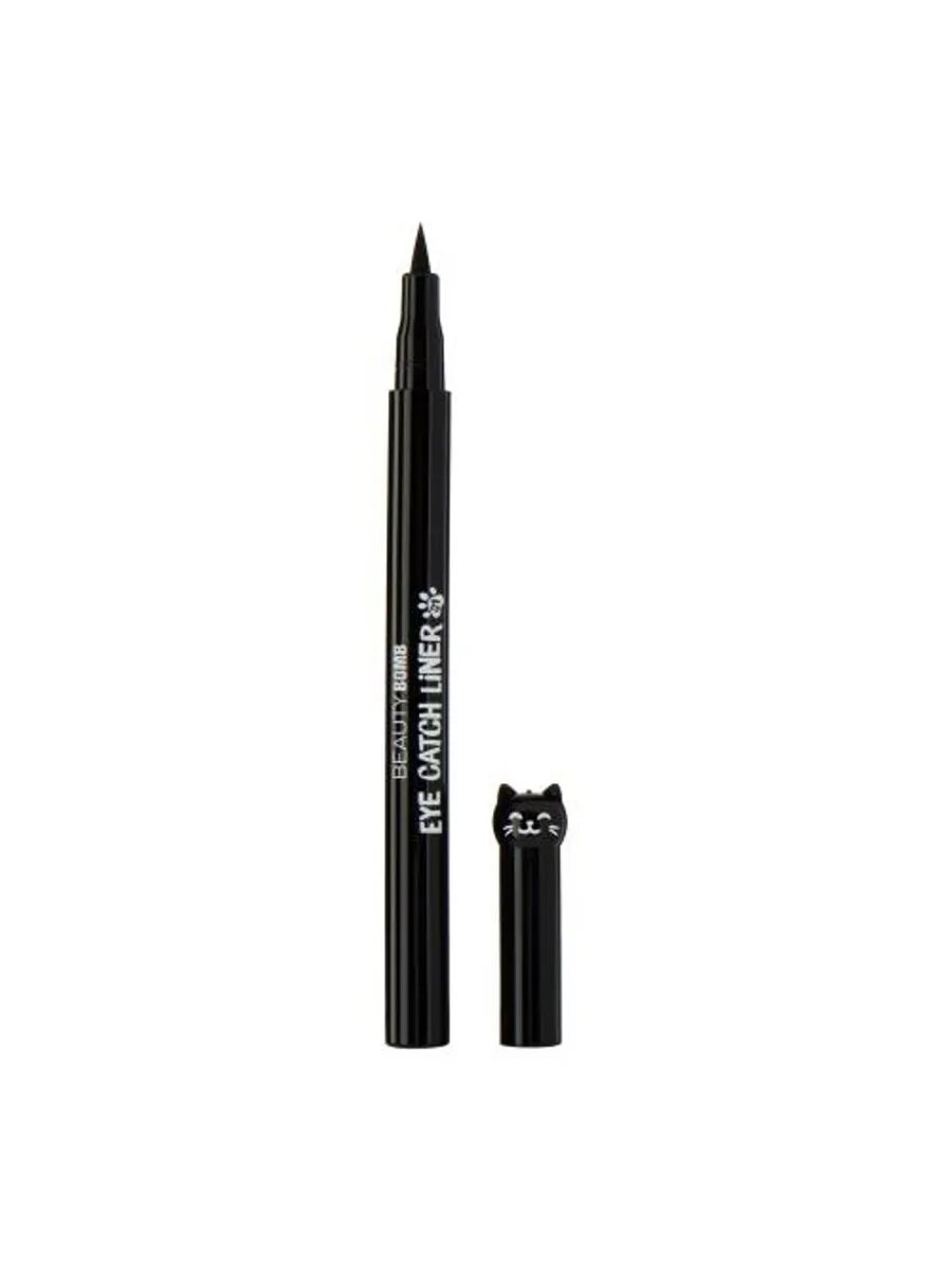 Подводка-фломастер для глаз жидкая Beauty Bomb Котик тон 01