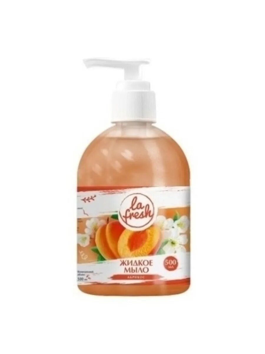 Туалетное мыло жидкое La Fresh Зелёный чай/Абрикос 500 мл в