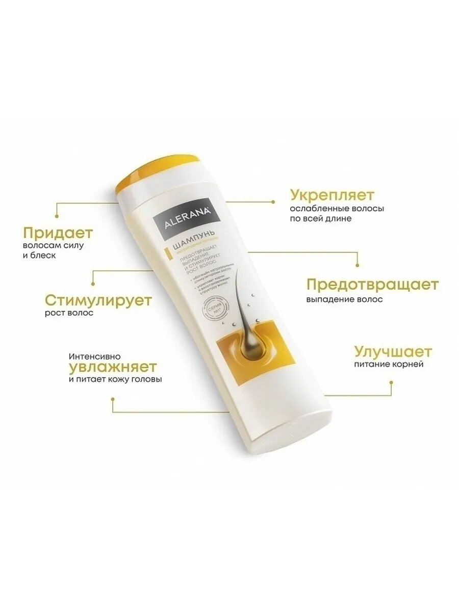 Шампунь Alerana Интенсивное питание против выпадения волос 4