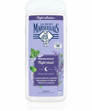 Средство для душа Le Petit Marseillais Night Collection Lemon Balm & Lavender, 650 мл