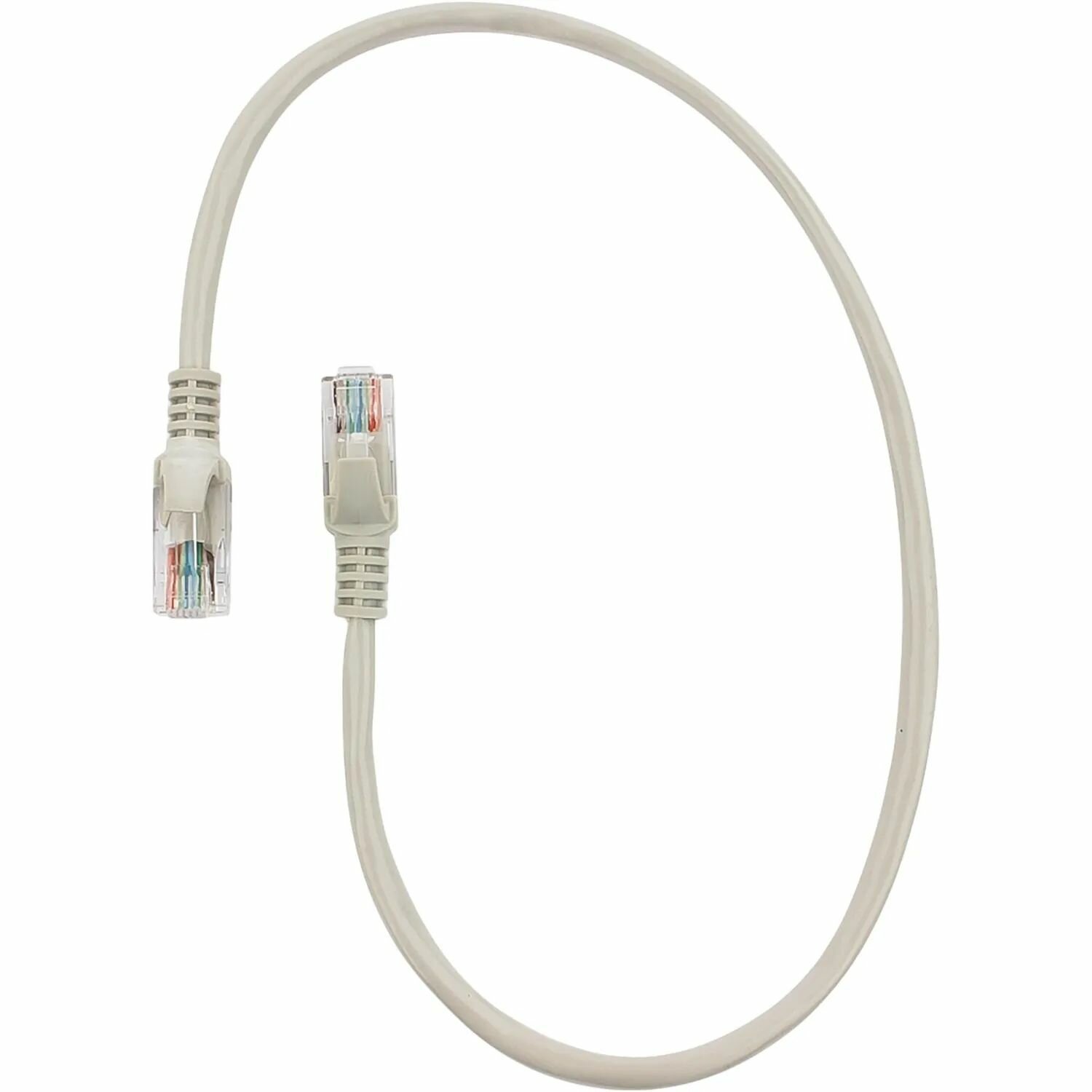 Патч-корд UTP Cablexpert PP10-0.5M кат.5e, 0.5 м, литой, серый