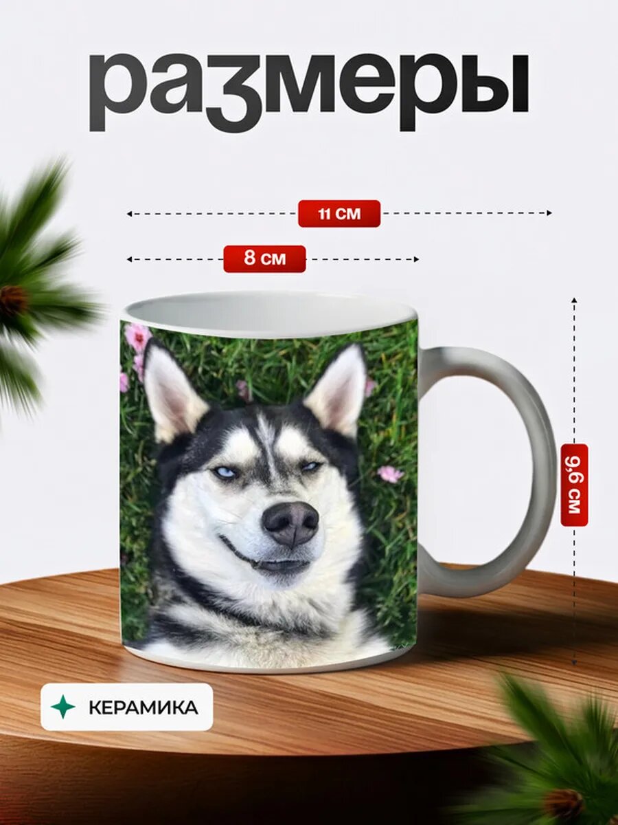 Кружка Хаски 38, — фото 1