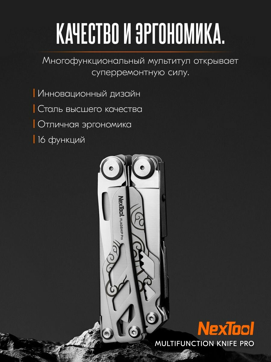 Мультитул NexTool Multifunction Knife Pro NE20246 (NE20143) — фото 1