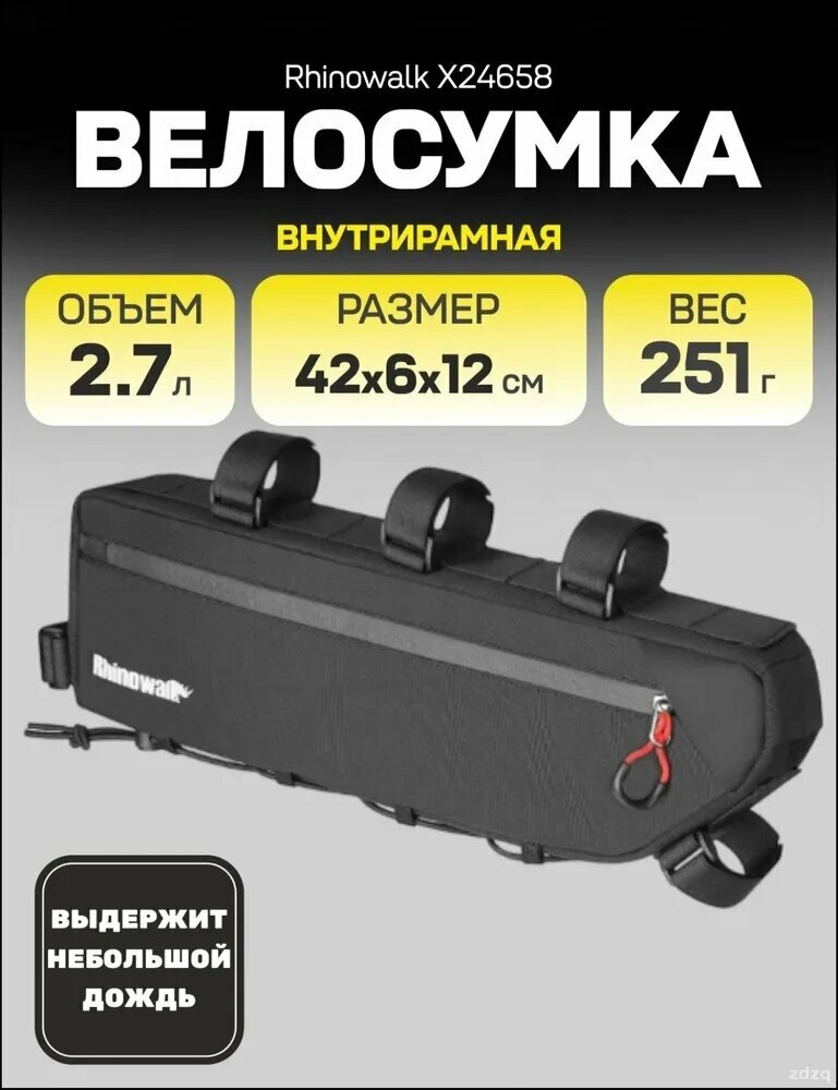 Сумка велосипедная